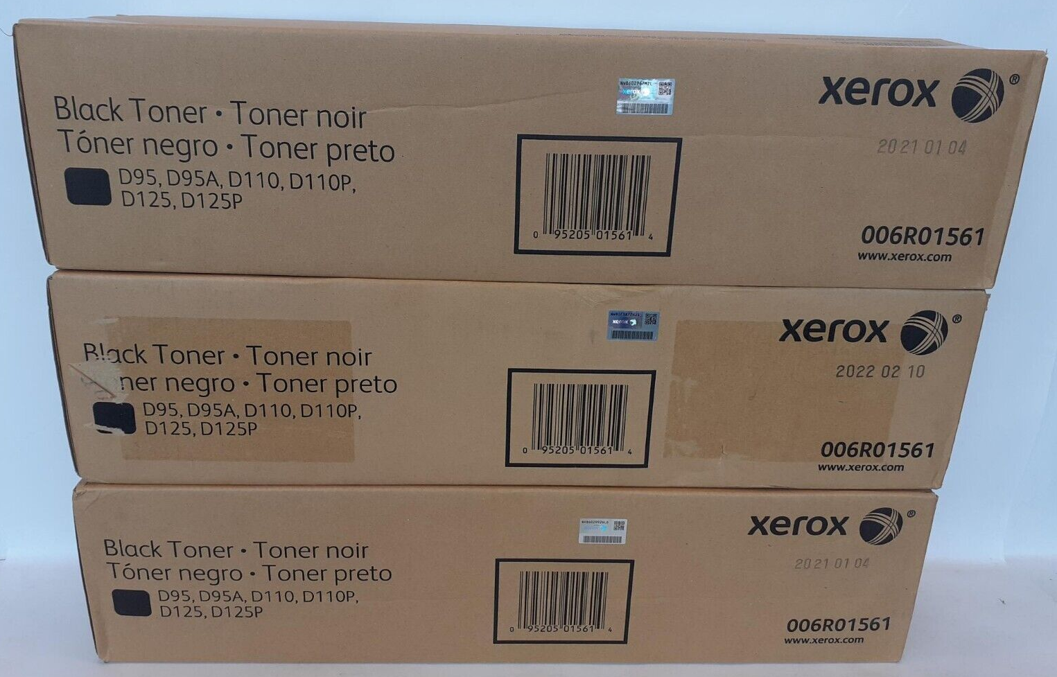 Xerox 006R01561 Black Toner f. Xerox D95, D110, D125 95205015614 | eBay