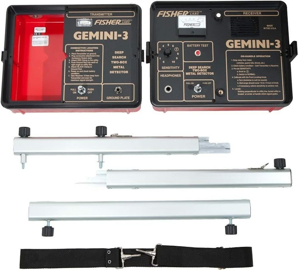 Fisher Research Labs Gemini-3 Metal Detector | eBay