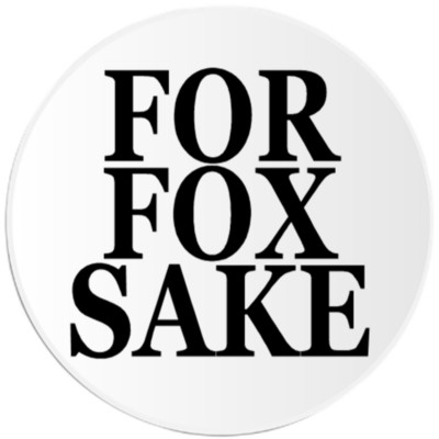 For Fox Sake - 100 Pack Circle Stickers 3 Inch - FFS For F*ck's Sake | eBay