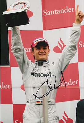 Nico Rosberg Hand Signed Mercedes GP Petronas F1 12x8 Photo 2. | eBay