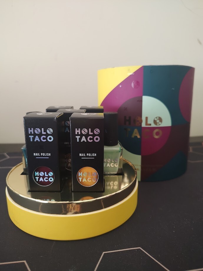 Holo Taco Tea Crèmes Collection Lightly Used with Collection Box & Polishes