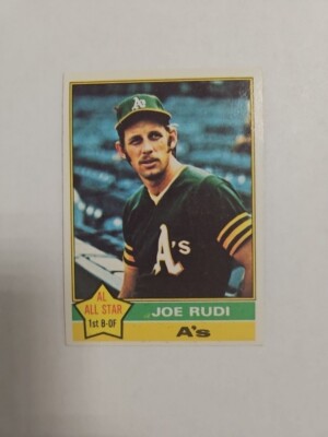1976 Topps Joe Rudi Oakland Athletics #475 | eBay