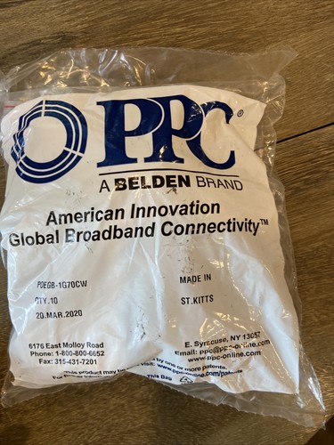 10 Pack Sealed PPC POEGB-1G70CW Ground Block MoCA POE Filter Comcast ...