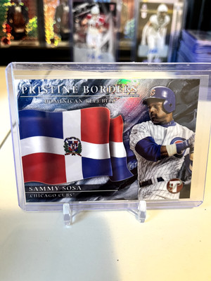 SAMMY SOSA TOPPS PRISTINE BORDERS REFRACTOR CHICAGO CUBS #PB3 | eBay