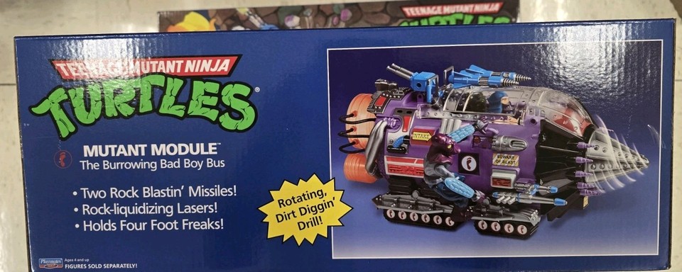 Playmates TMNT Ninja Turtles Classic Mutant Module Vehicle Reissue 2025 ...