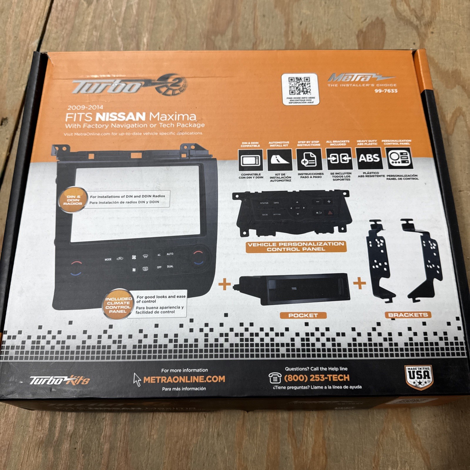 Metra 99-7633 1/2 DIN Car Radio Dash Kit for Select 2009-14 Nissan ...