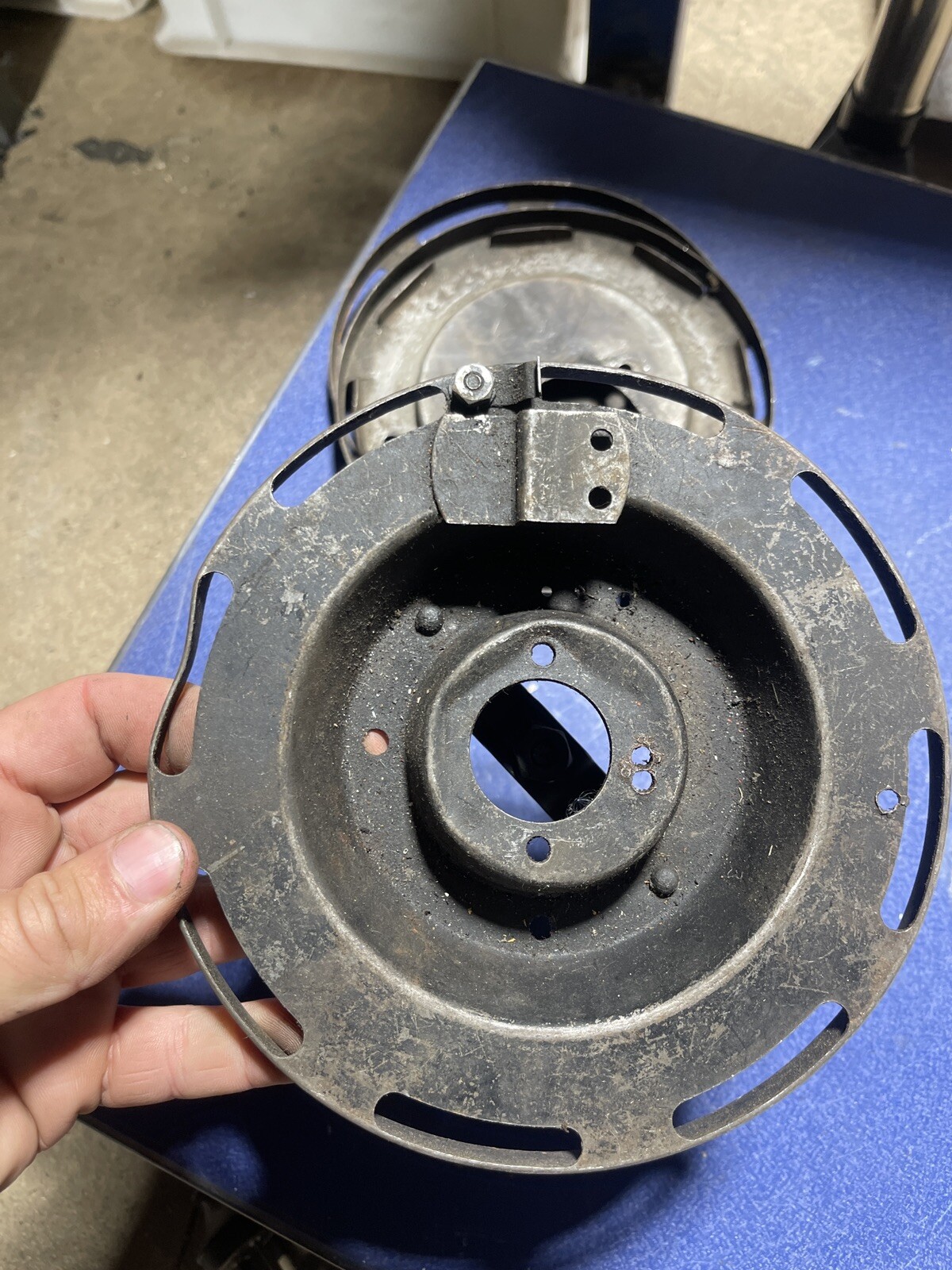 Harley Davidson K Model Sportster ironhead Air Cleaner Backing Plate ...