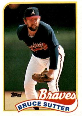1989 Topps Bruce Sutter Atlanta Braves #11 | eBay
