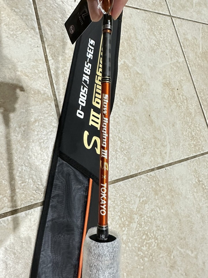 TOKAYO HEARTY RISE SLOW JIGGING ROD III S. POWER 2. 500Gr. Conventional ...