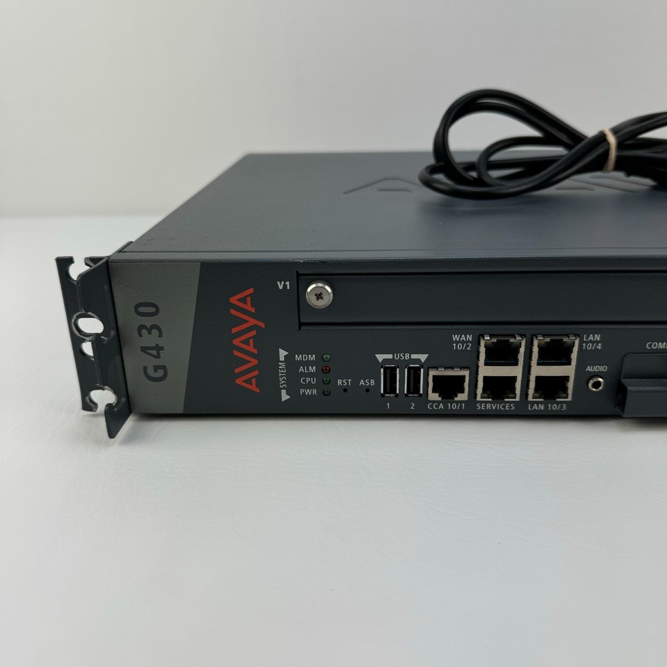 Avaya G430 Media Gateway w/ 2x MM711 Analog Media Modules KS-23395L4 | eBay