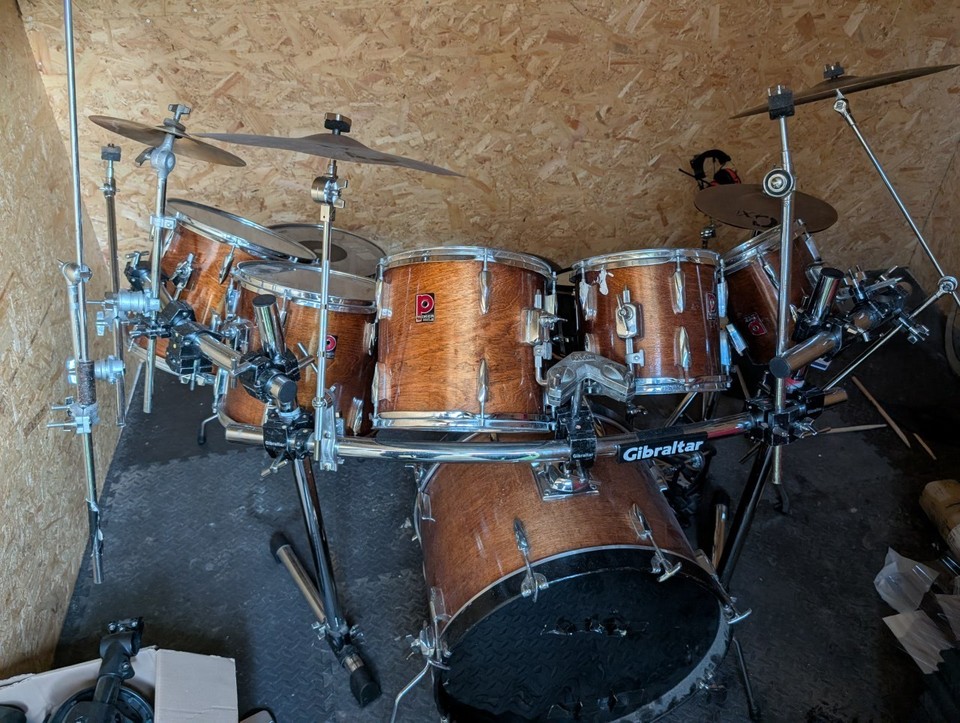 huge vintage Premier drum kit | eBay UK