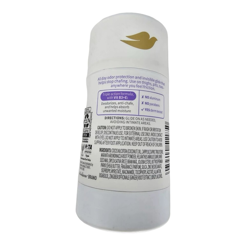 Dove Whole Body Deo Aluminum Free Anti-Friction Stick Coconut & Vanilla ...