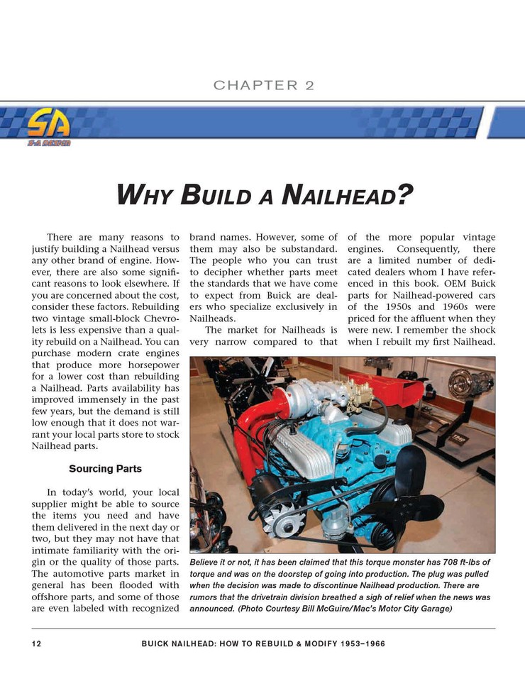 Buick Nailhead engine 1953-1966 Rebuild Modify book manual 264 322 364 ...