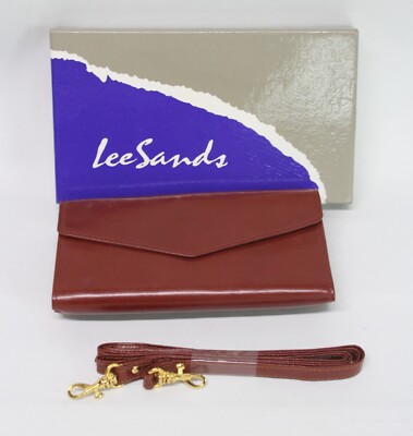 Vintage Lee Sands Women's Crossbody Wallet Bag Water Buffalo Leather ...