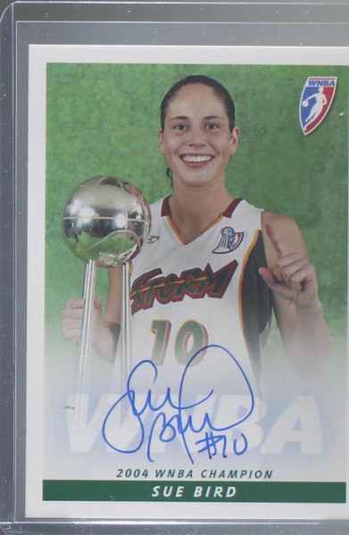 2005 Rittenhouse WNBA - Autographs WNBA Champion Trophy Sue Bird (AU ...