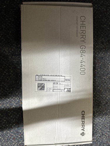 Cherry Ultraslim Trackball Mechanical Keyboard G84-4400 Black. New In ...