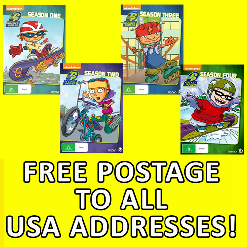 ROCKET POWER Complete Season Series 1-4 1 2 3 4 DVD SET SEALED ...