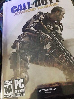 Call Of Duty Advanced Warfare game case and discs Win PC | eBay