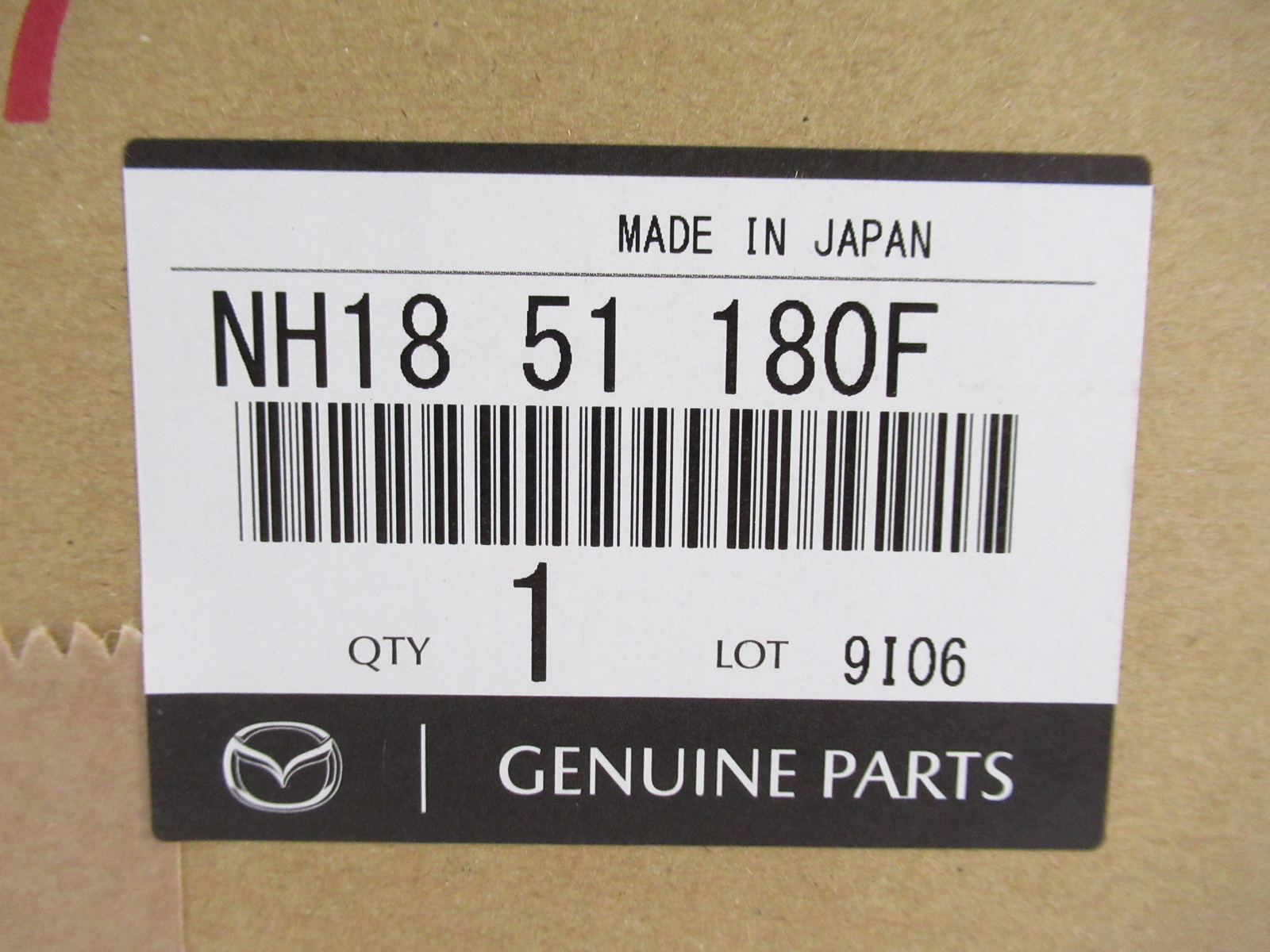 Genuine OEM Mazda NH18-51-180F Driver Rear Tail Light Lamp 2009-2015 MX ...