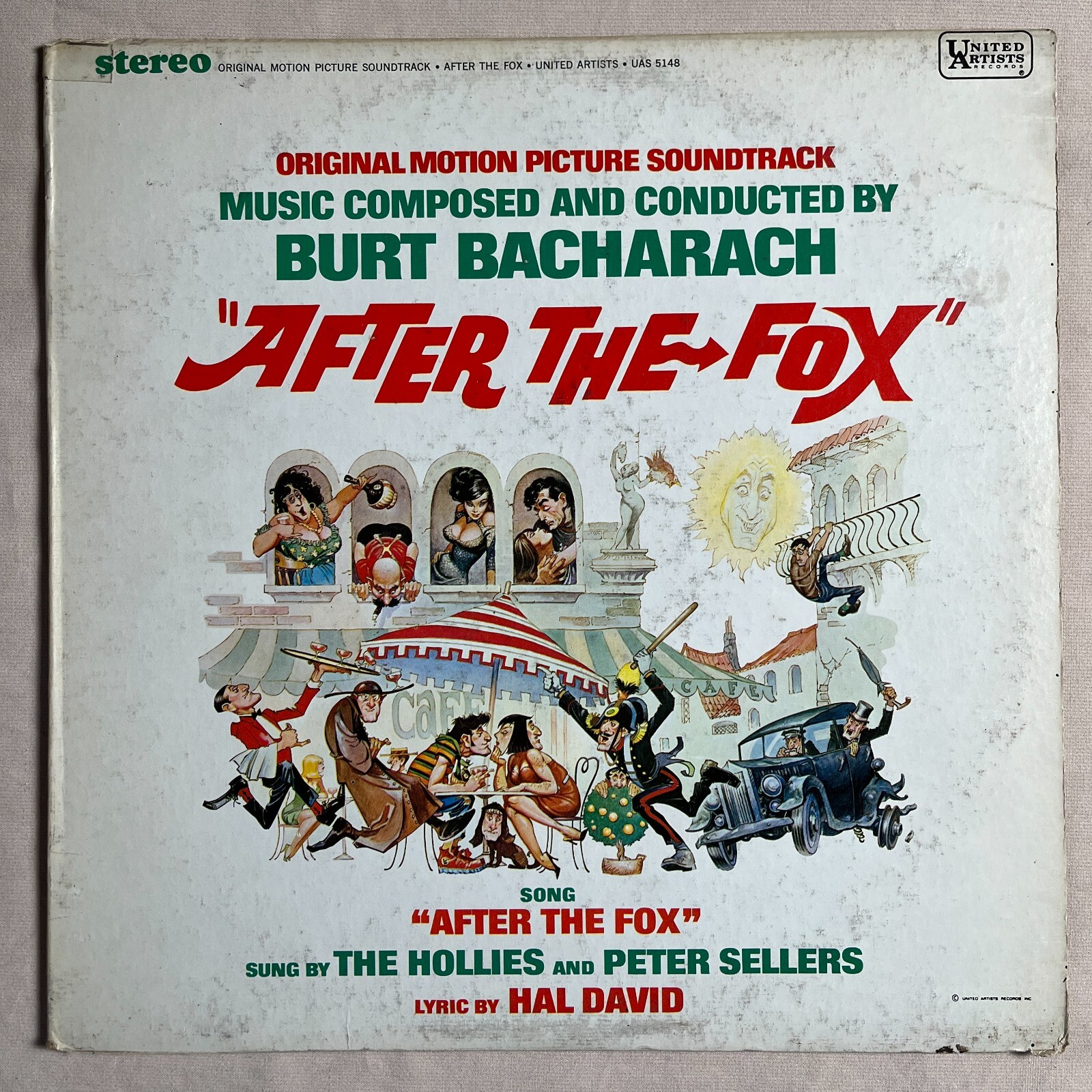 BURT BACHARACH After The Fox (Soundtrack) 1966 Vinyl LP United Artists ...