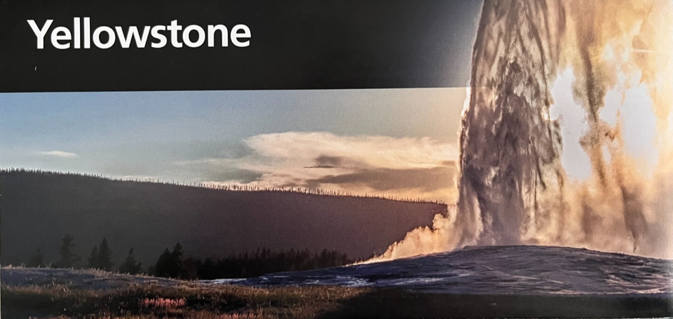 Newest YELLOWSTONE NP NATIONAL PARK SERVICE UNIGRID BROCHURE/MAP GPO ...