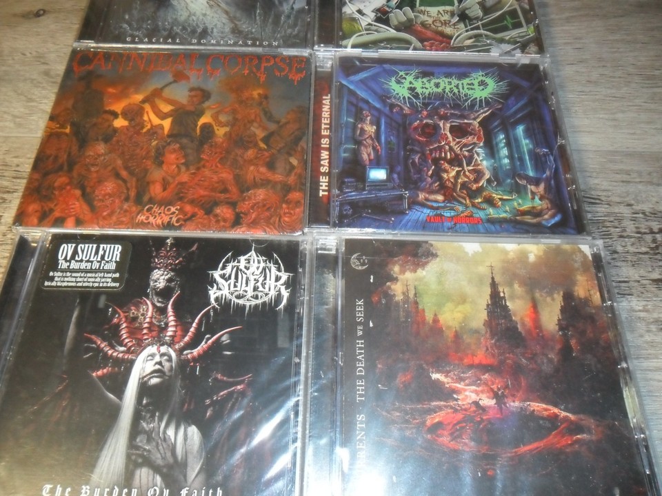 Death Metal, Deathcore, Metalcore Lot 8 Sealed New Cd's ~ Cannibal ...