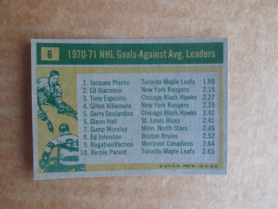 1971-72 TOPPS HOCKEY CARD SINGLES COMPLETE YOUR SET PICK CHOOSE UPDATED ...
