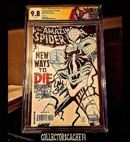 The Amazing Spider-Man 568 CGC 9.8 Signed DAN SLOTT | eBay