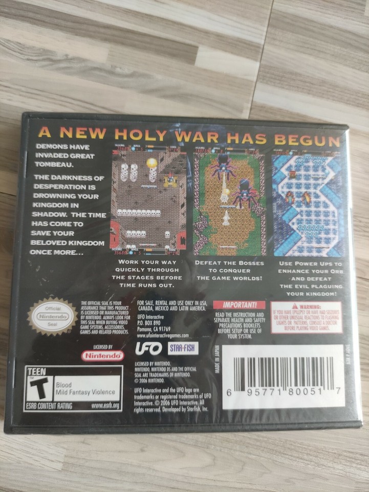 Classic Action Devilish (Nintendo DS, 2007) - WORLDWIDE SHIPPING ...