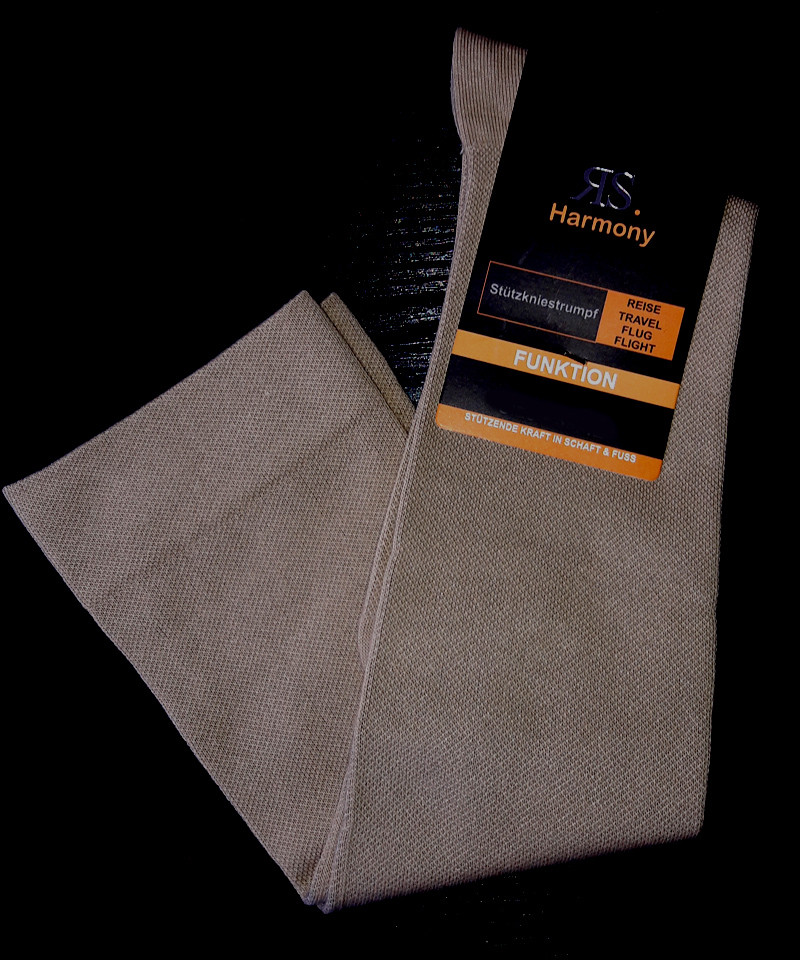 Bas de Contention Qui Respectent les Veines À S'Asseoir Et Stehen Beige ...