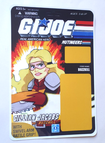 GI JOE CUSTOM CODE NAME BUZZKILL BUZZ KILL COMMUNITY Cardback File Card LOT moc | eBay