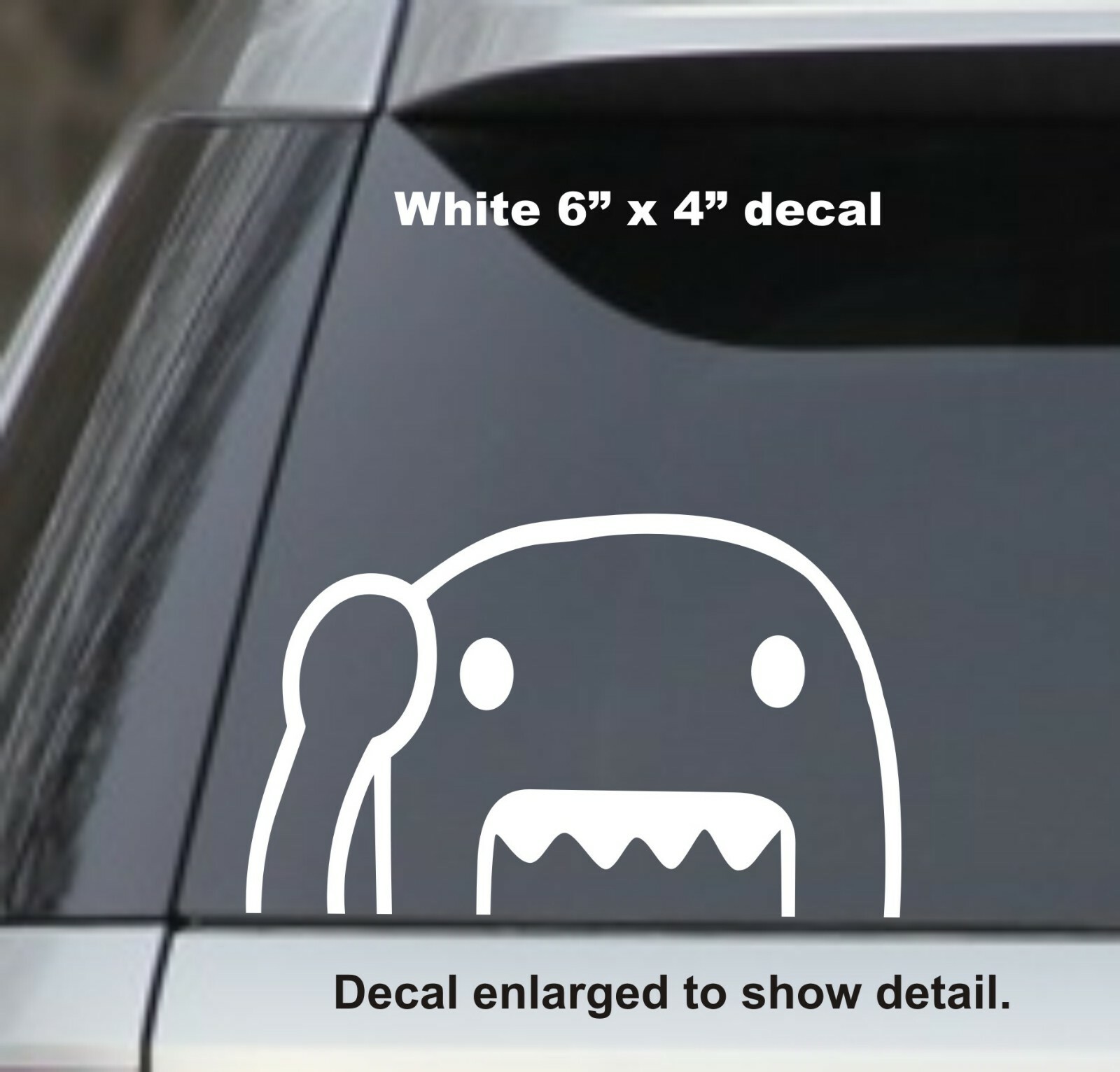 Domo peeking monster Vinyl Decal Sticker Window Car Truck Drift JDM ...