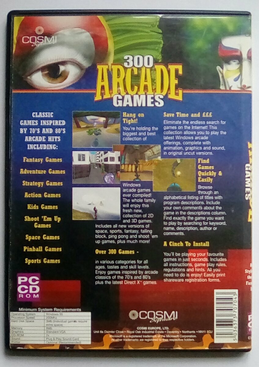 300 Arcade Games for PC | eBay UK