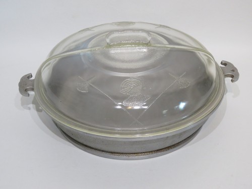Guardian Service Ware Aluminum 12" Chicken Fryer/Casserole w/Glass Lid ...