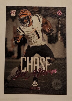 2021 Chronicles Luminance Pink JaMarr Chase Rookie Card Cincinnati ...