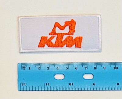 KTM Racing Iron On Badge Patch Embroidered | eBay