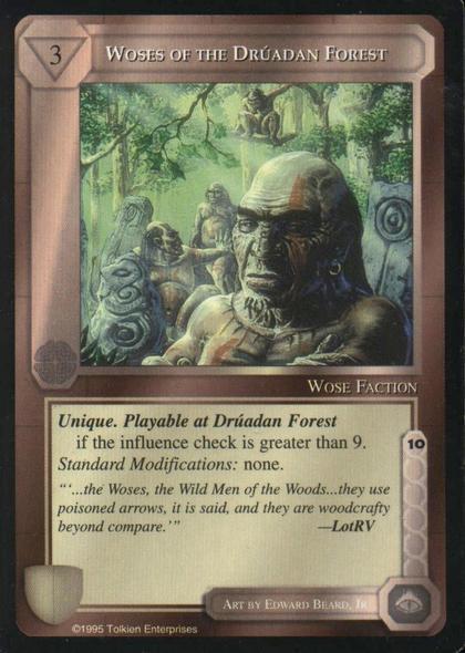 MECCG: Woses of the Druadan Forest [Ungraded] The Wizards Black Border ...
