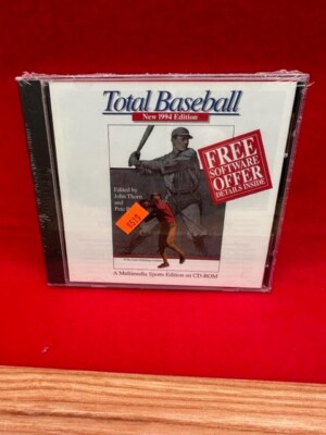 TOTAL BASEBALL NEW 1994 EDITION - CD-ROM - CREATIVE MULTIMEDIA - NIB | eBay
