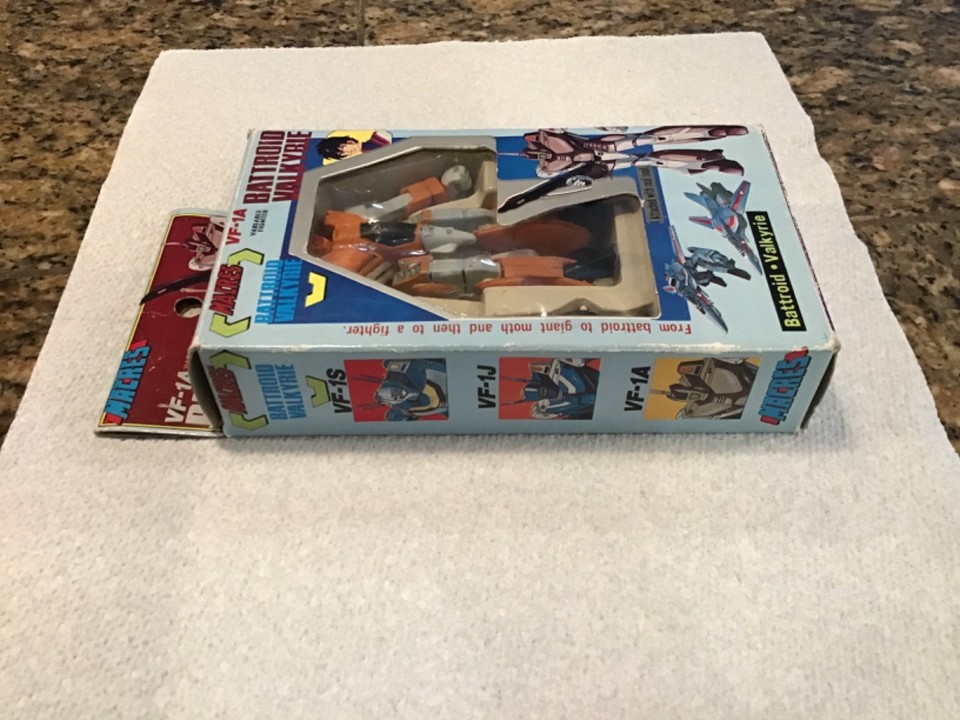 Robotech Macres Battroid Valkyrie VF-1A Moth Fighter Vintage Box ...