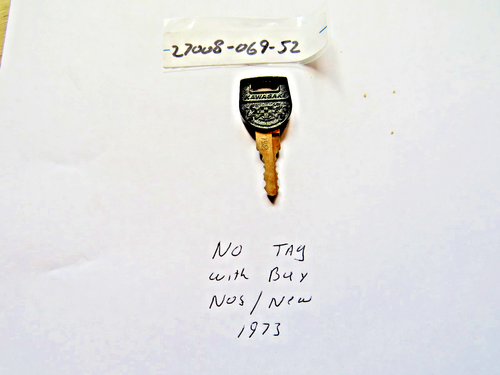 KAWASAKI Z1 Z2 750RS 900 Super Four Genuine Key #752 Lion Head Early ...