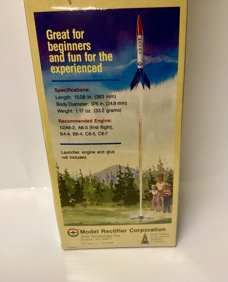 MRC Vintage Model Rocket Rebel TR202/New/Sealed | eBay
