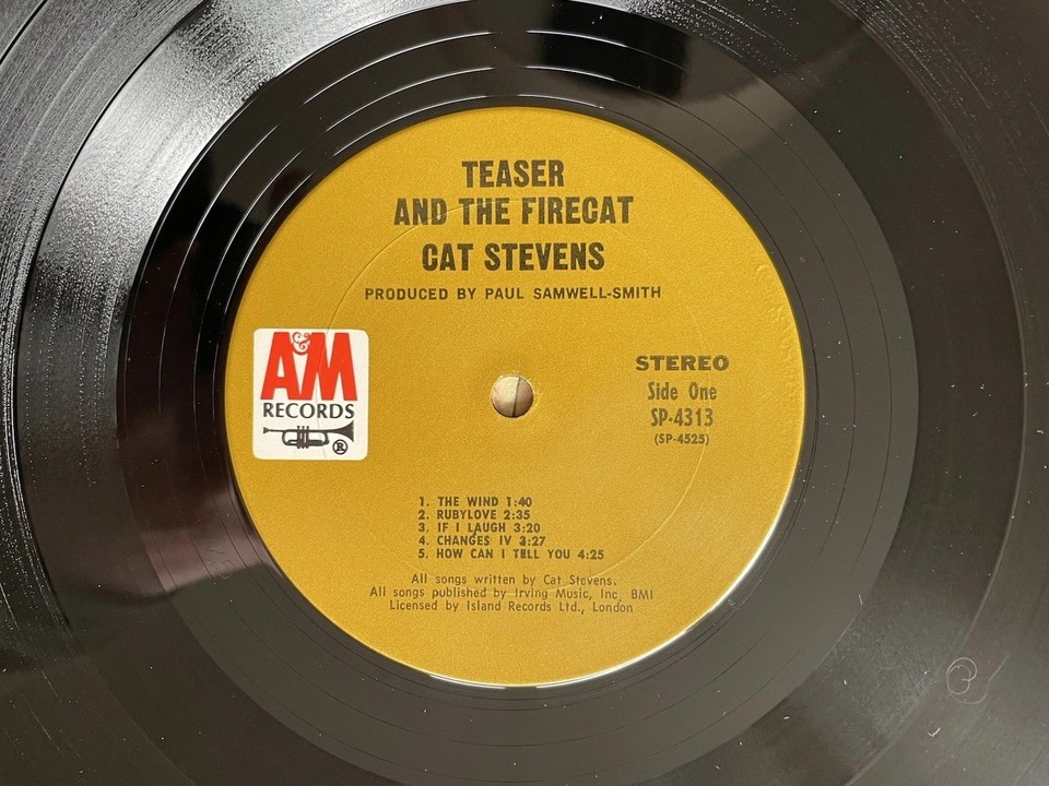 Cat Stevens: Teaser and The Firecat vinyl LP VG+ 1971 A&M Records SP ...