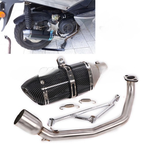 GY6 Engine 125cc 150cc Scooter Moped Motorcycle Exhaust Muffler with ...