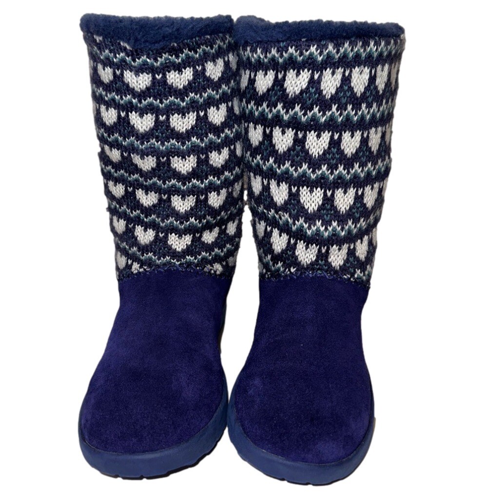 UGG Australia Heart Knotty Fair Isle Boots Size 4 ️ - Gem