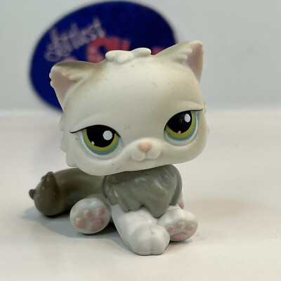 PERSIAN CAT #328 - Authentic Littlest Pet Shop - Hasbro LPS | eBay