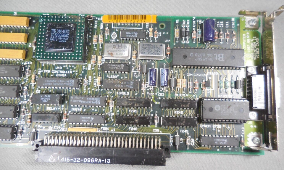 Apple Macintosh II Video Card 820-0198-C 1987-88 640 x 480 in 4-bit ...