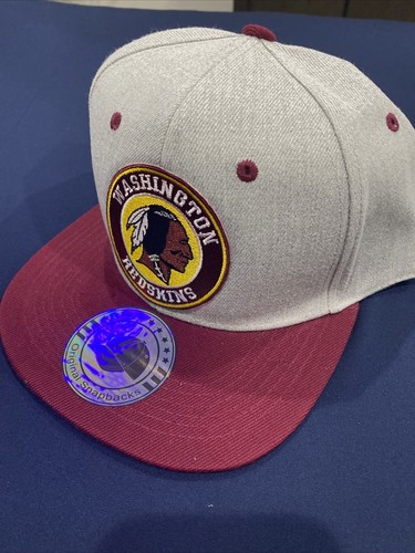 Vintage Throwback Washington Redskins Skins Embroidered Logo Snapback ...
