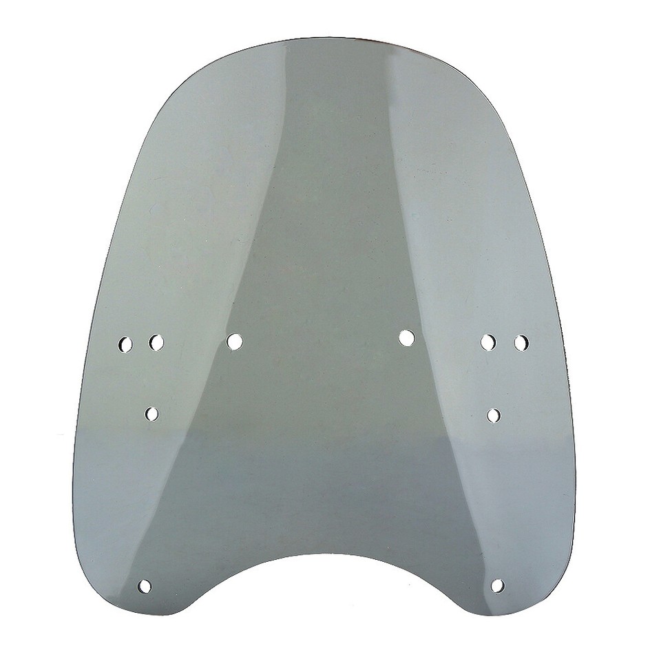 US Large Motorcycle Windshield Wind Screen Deflector bike Windscreen ...