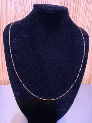 10K Gold Twist Rope Chain Necklace Real 10k Gold Turkey Chain | eBay