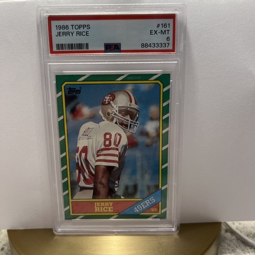 1986 Topps #161 Jerry Rice ROOKIE CARD – PSA EX-MT 6 | eBay